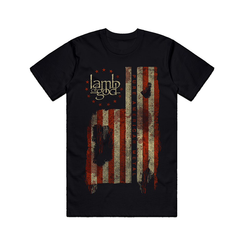 Tattered American Flag Shirt